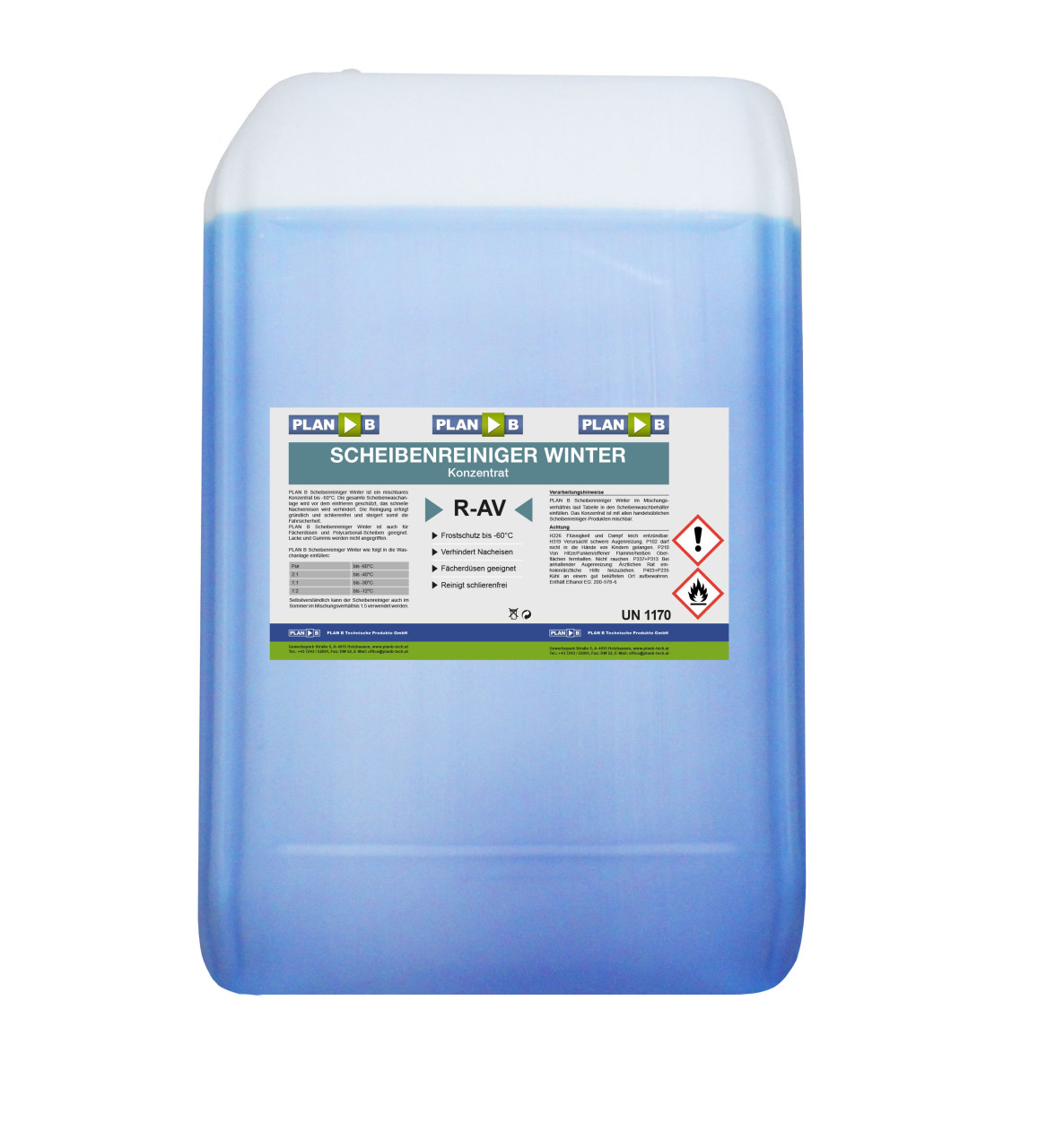 Plan B Scheibenreiniger Winter -60° | 25 Liter | 16-00010